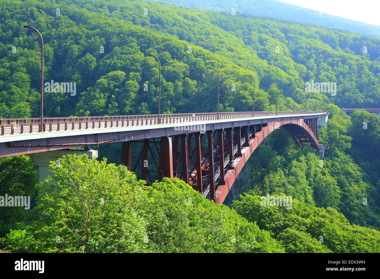 Arch bridge, Jougakura oohashi, Aomori, Japan Stock Photo - Alamy