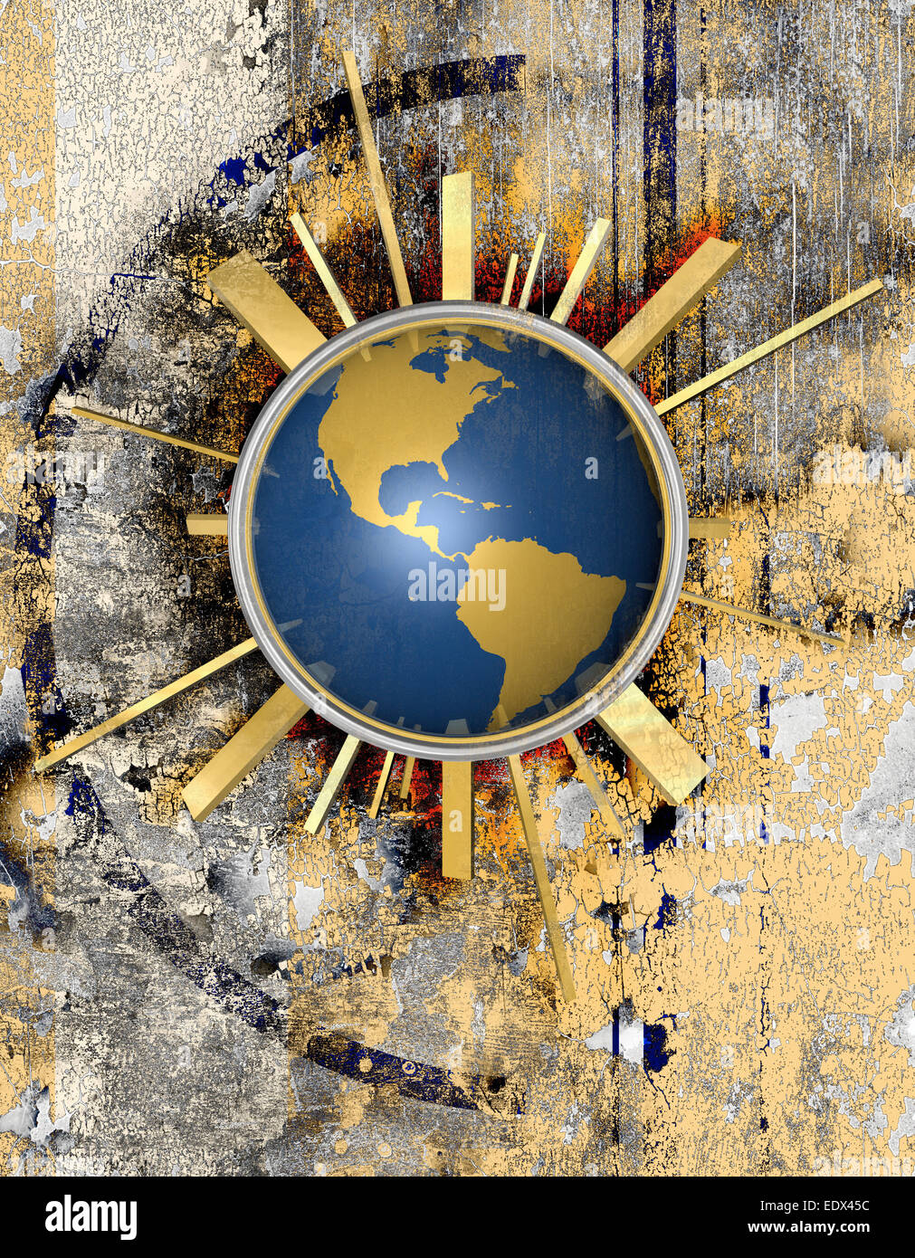 Abstract Earth concept Stock Photo - Alamy