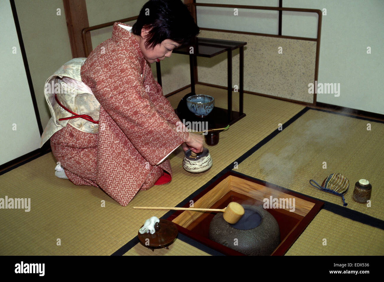Japan, Tokyo, tea ceremony Stock Photo - Alamy