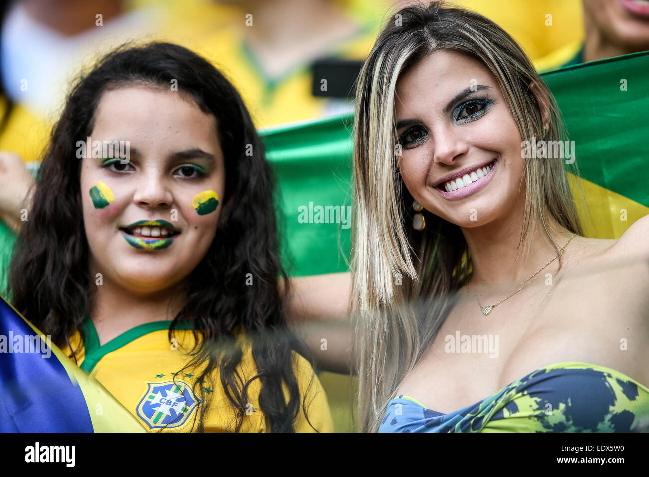 2014 FIFA World Cup semi-final match - Brazil v Germany (1-7) held at ...
