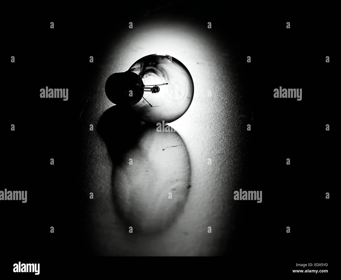 When the lamp is not lit, lit another source Stock Photo - Alamy