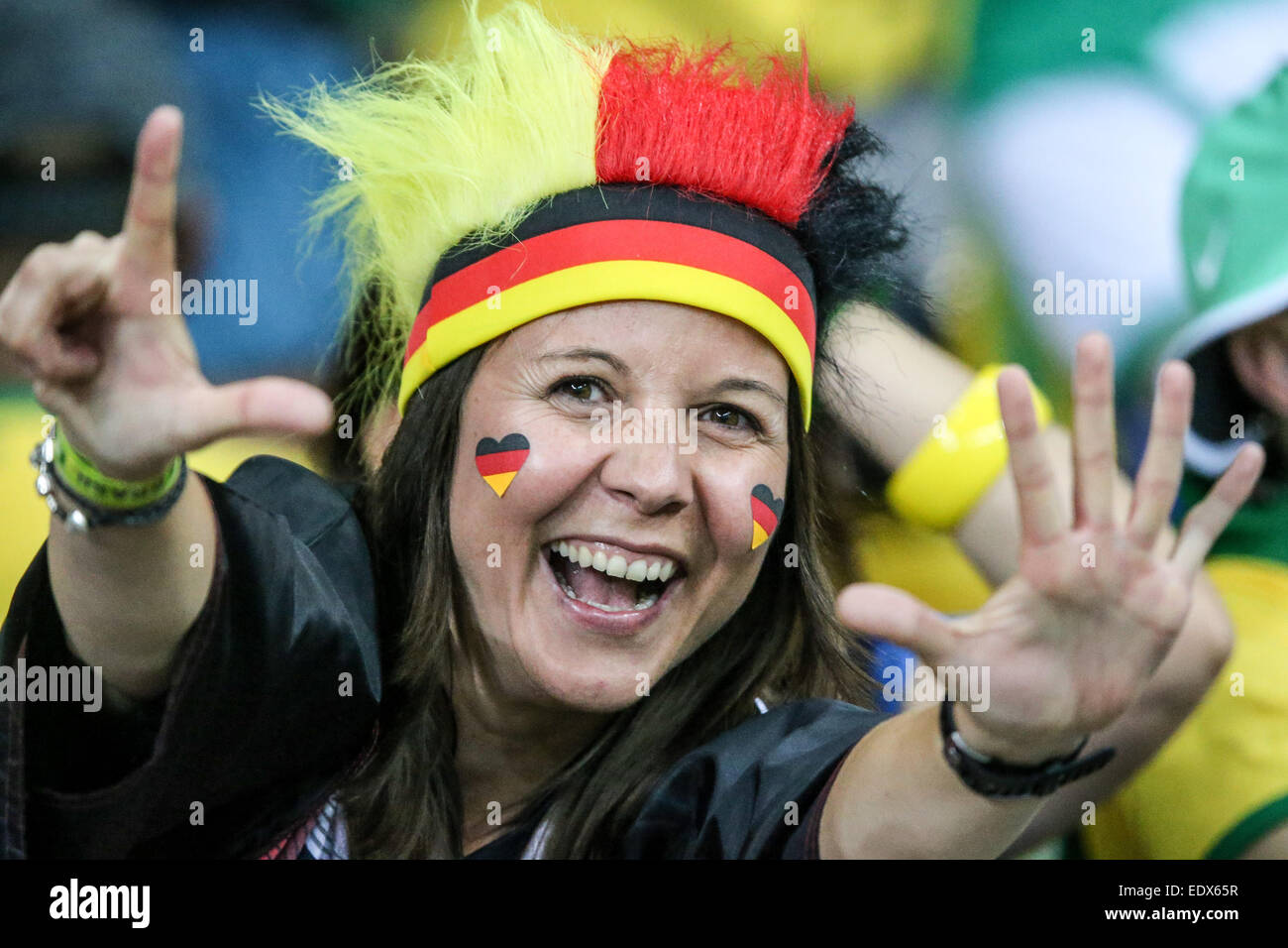 2014 FIFA World Cup semi-final match - Brazil v Germany (1-7) held at ...