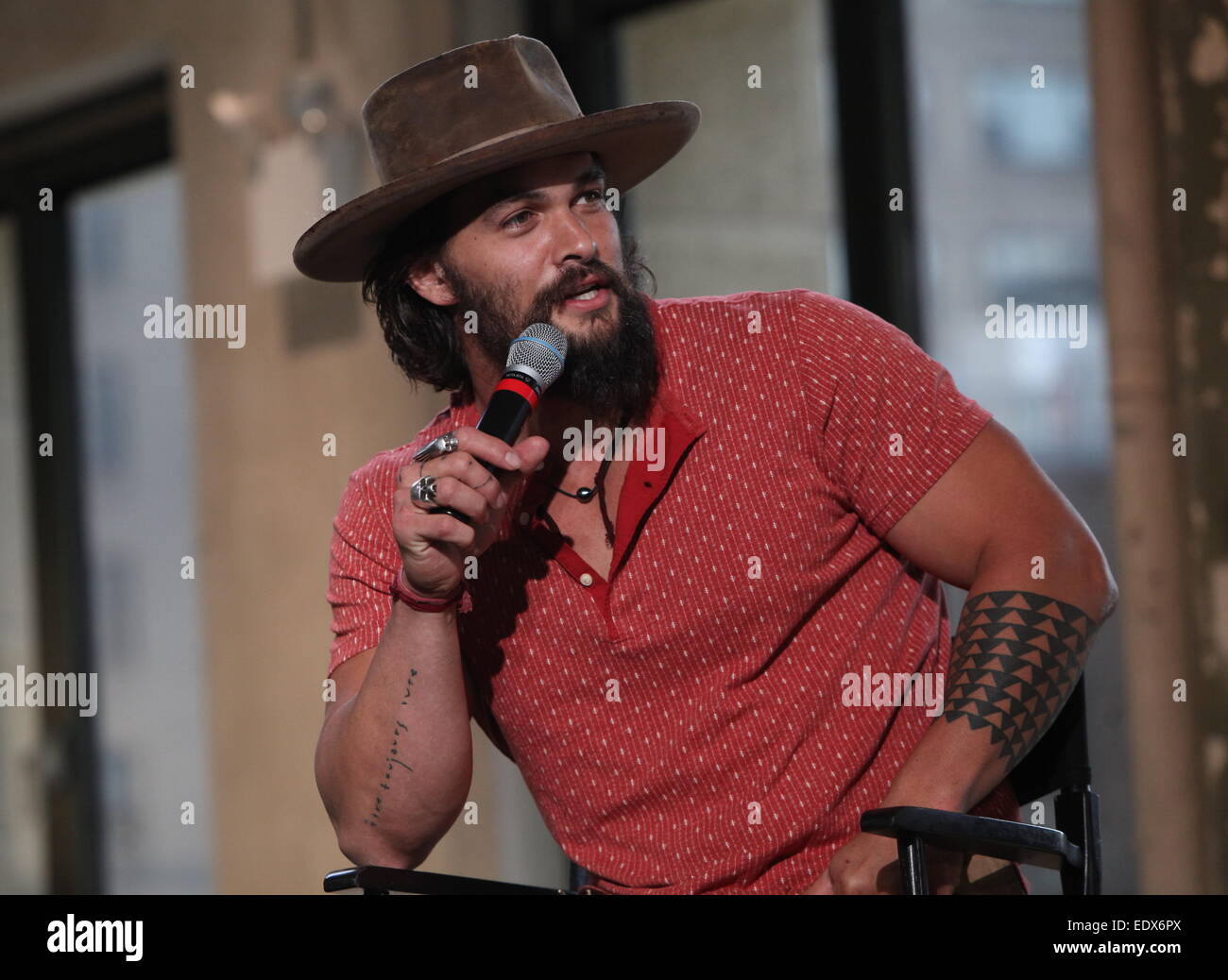 Build Speaker Series with Jason Momoa held at AOL Headquarters ...
