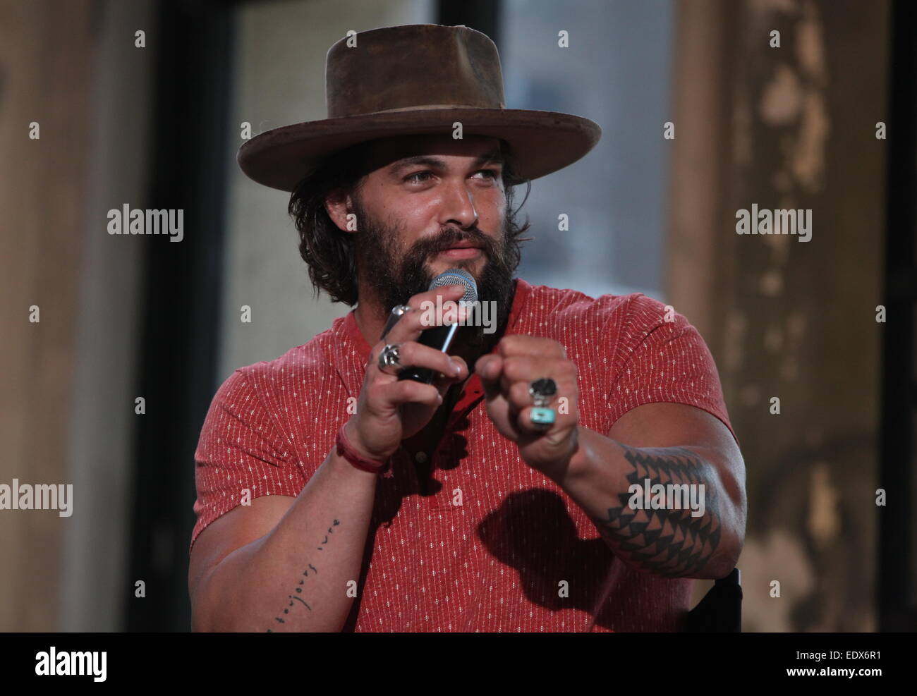 Build Speaker Series with Jason Momoa held at AOL Headquarters ...