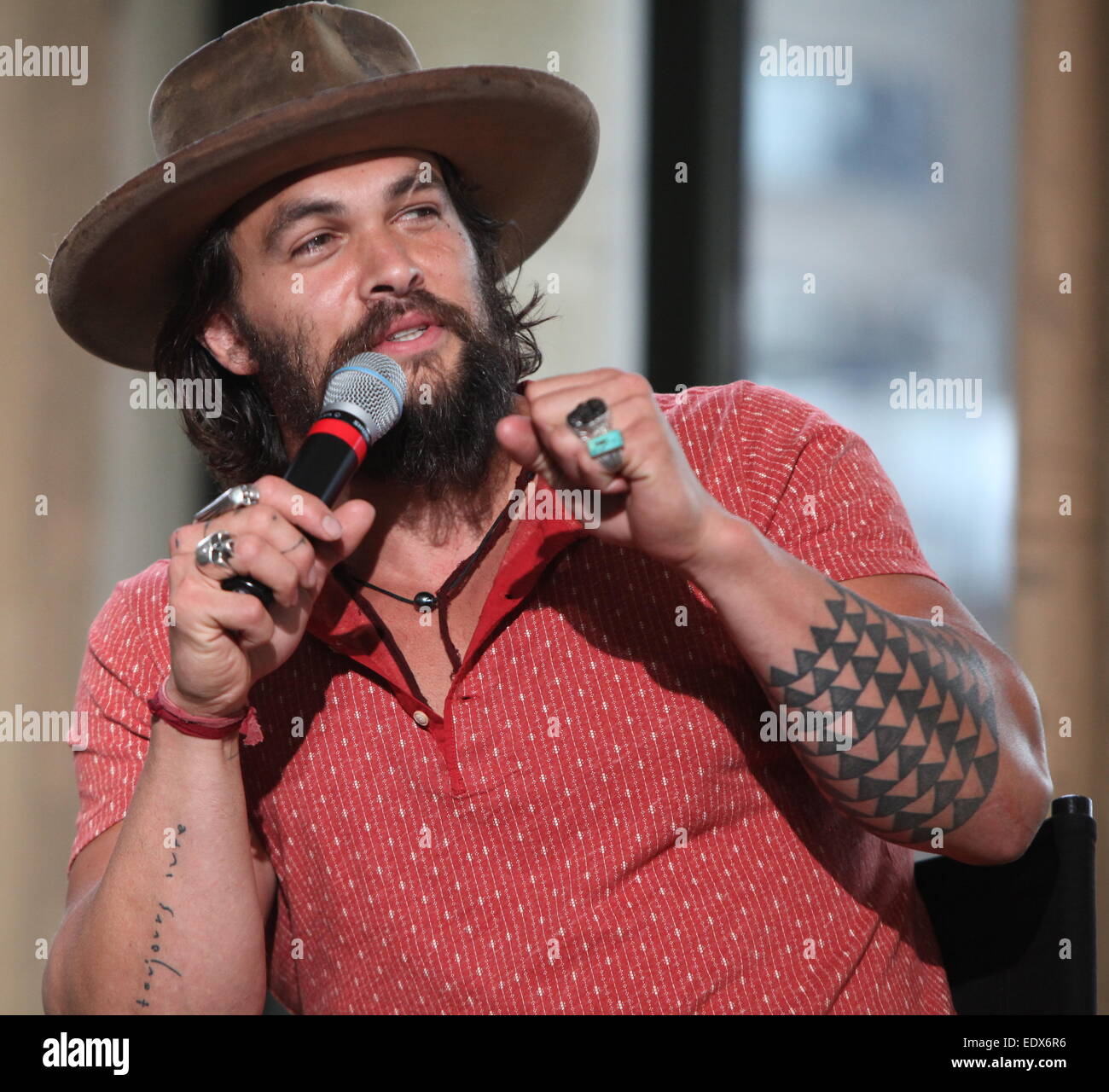 Build Speaker Series with Jason Momoa held at AOL Headquarters ...