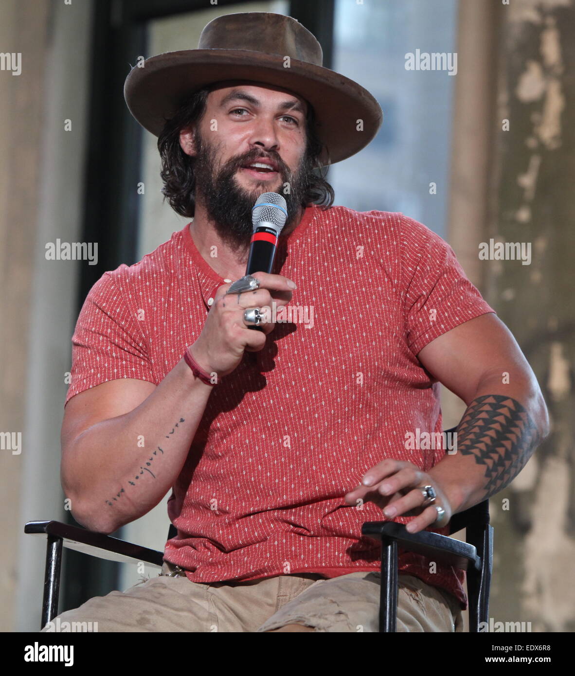 Build Speaker Series with Jason Momoa held at AOL Headquarters ...