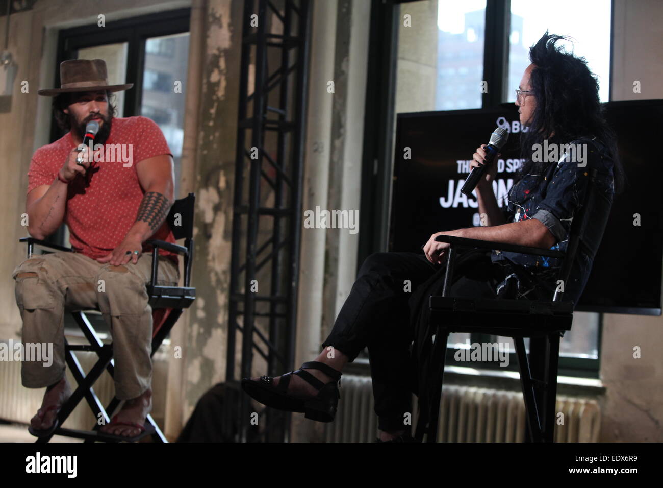 Build Speaker Series with Jason Momoa held at AOL Headquarters ...