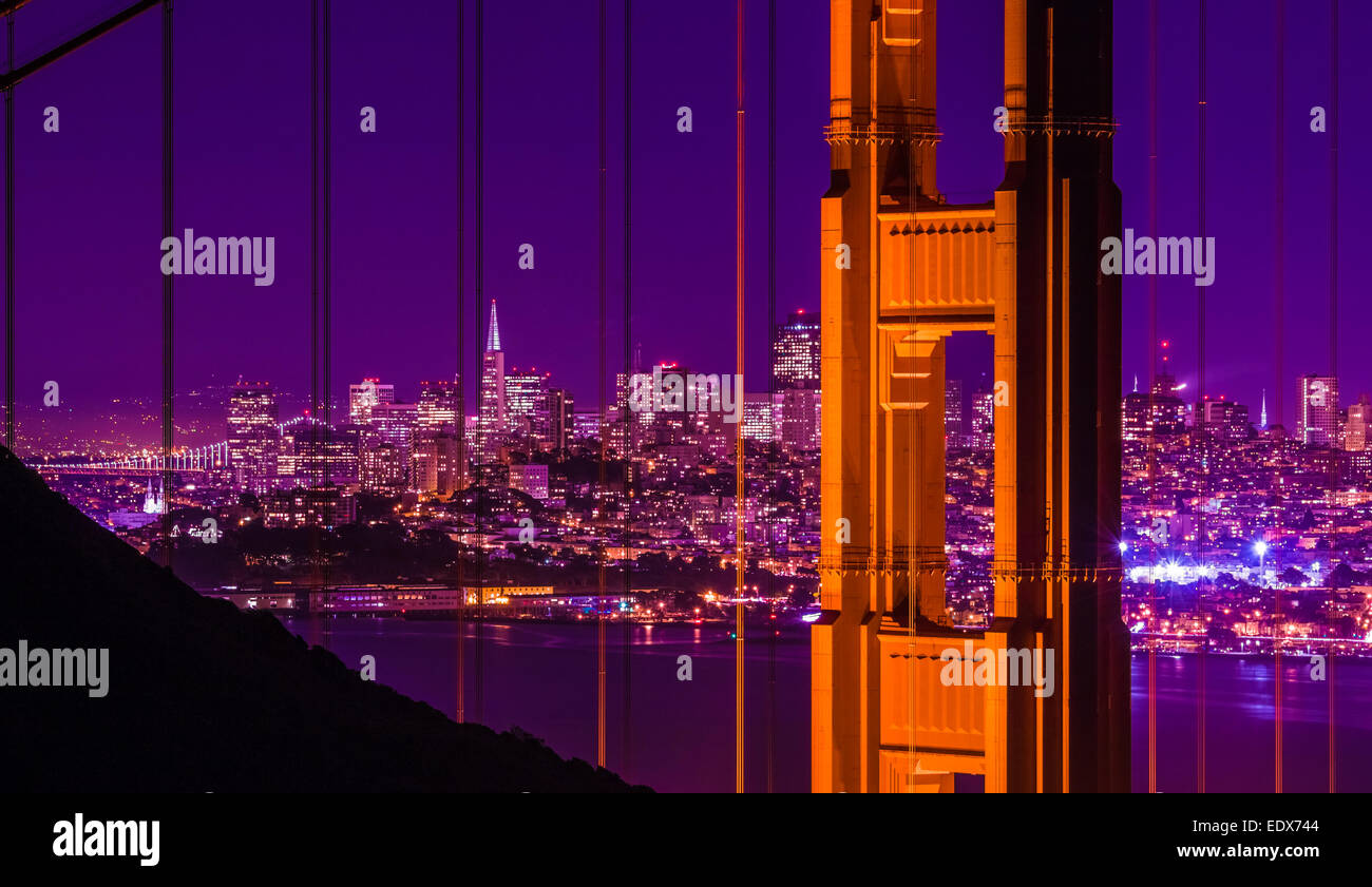 Golden gate bridge skyline hi-res stock photography and images - Alamy