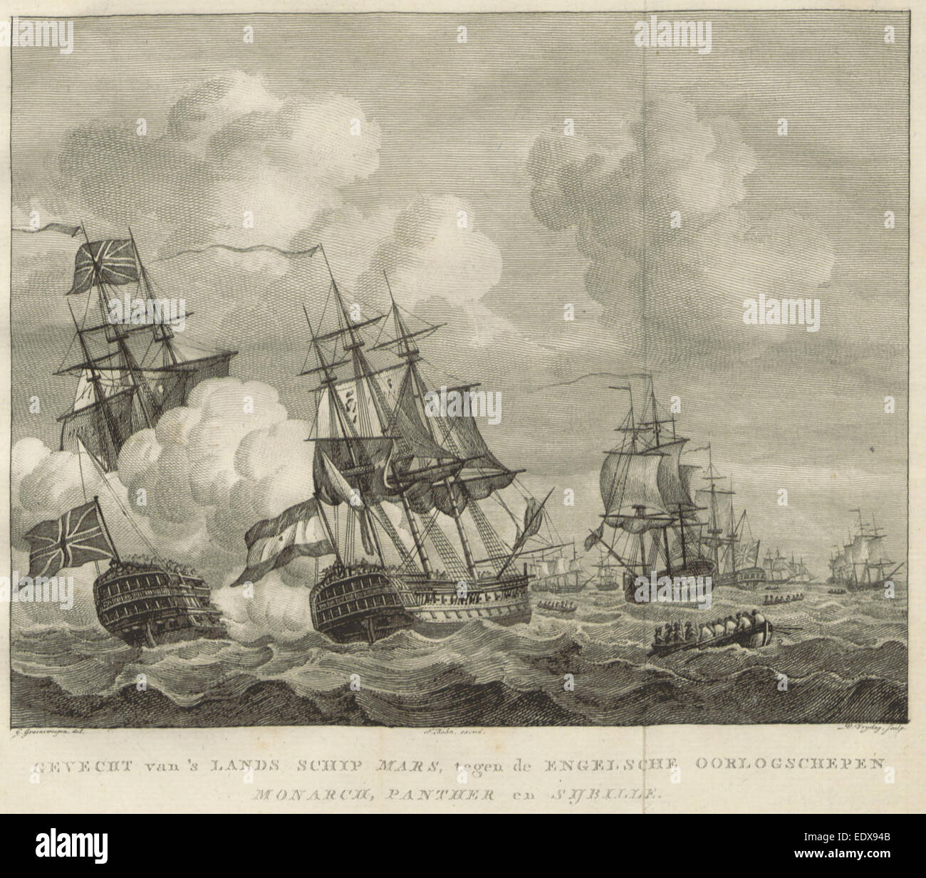 1781 naval battle hi-res stock photography and images - Alamy