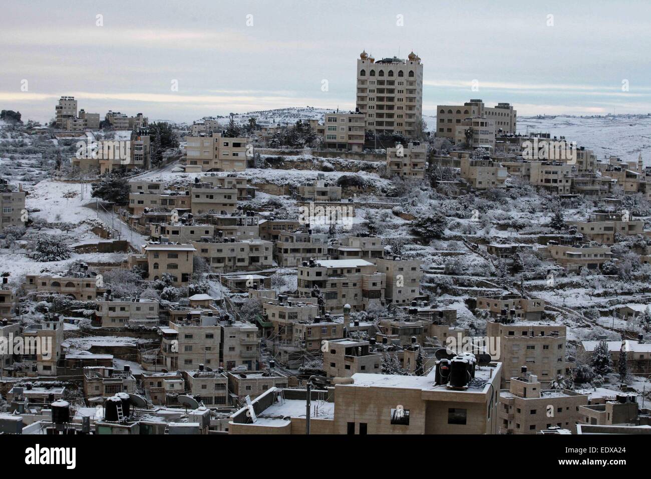 Jan. 10, 2015 - Bethlehem, West Bank, Palestinian Territory - A general ...