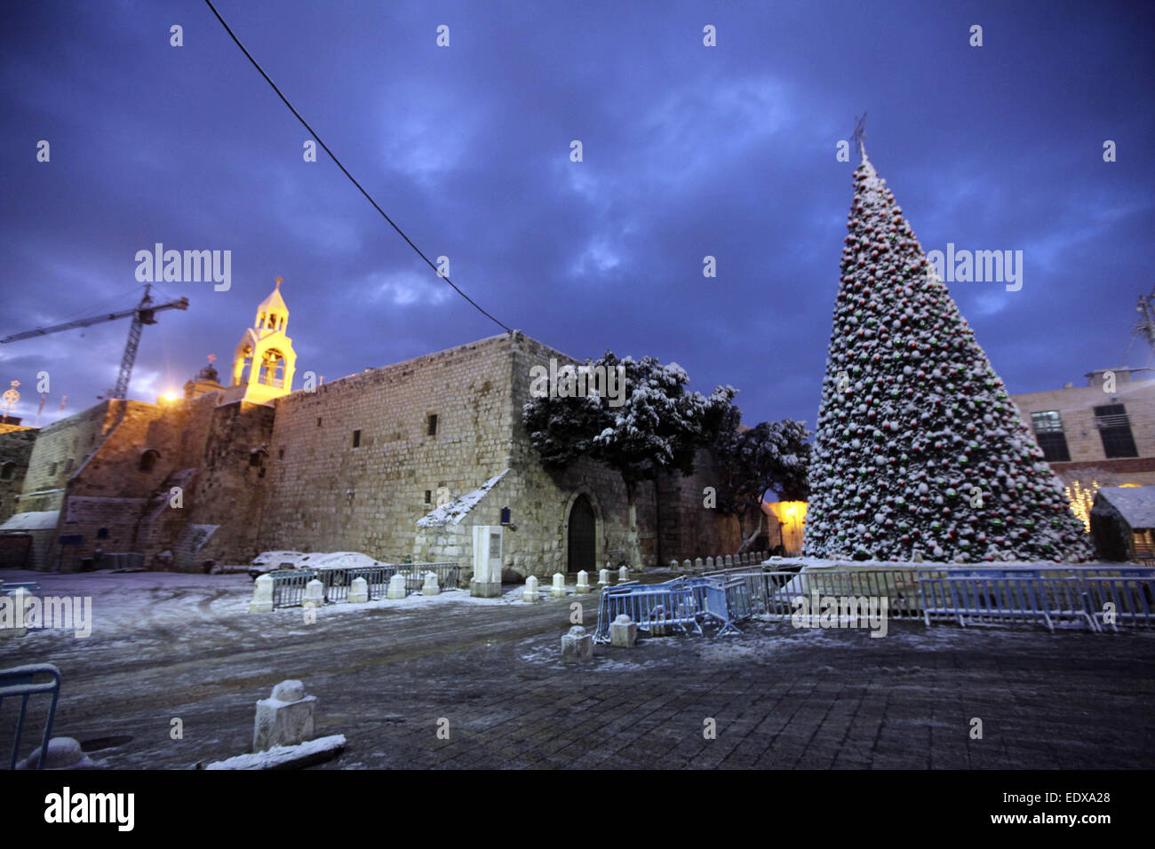 Jan. 10, 2015 - Bethlehem, West Bank, Palestinian Territory - A general ...