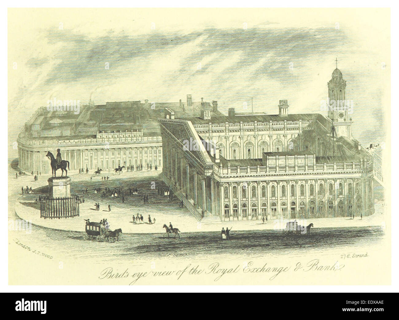 LONDON ILLUSTR(1872) p1.071 THE ROYAL EXCHANGE & BANK Stock Photo - Alamy