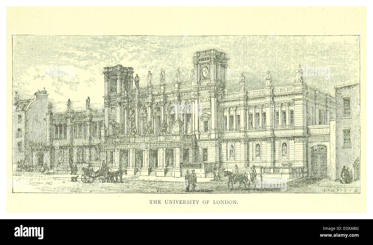 An illustration from LONDON ILLUSTR (1873) showing The University of ...