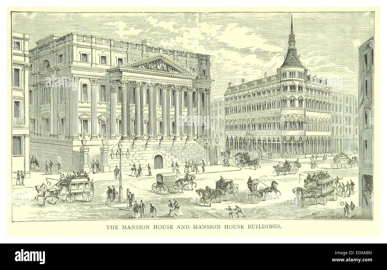 A map illustration from the 1873 edition of London Illustrated ...