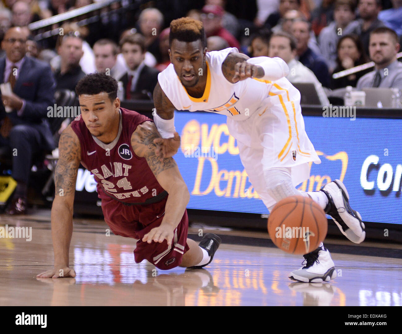 Virginia commonwealth rams guard jequan lewis 1 hi-res stock ...