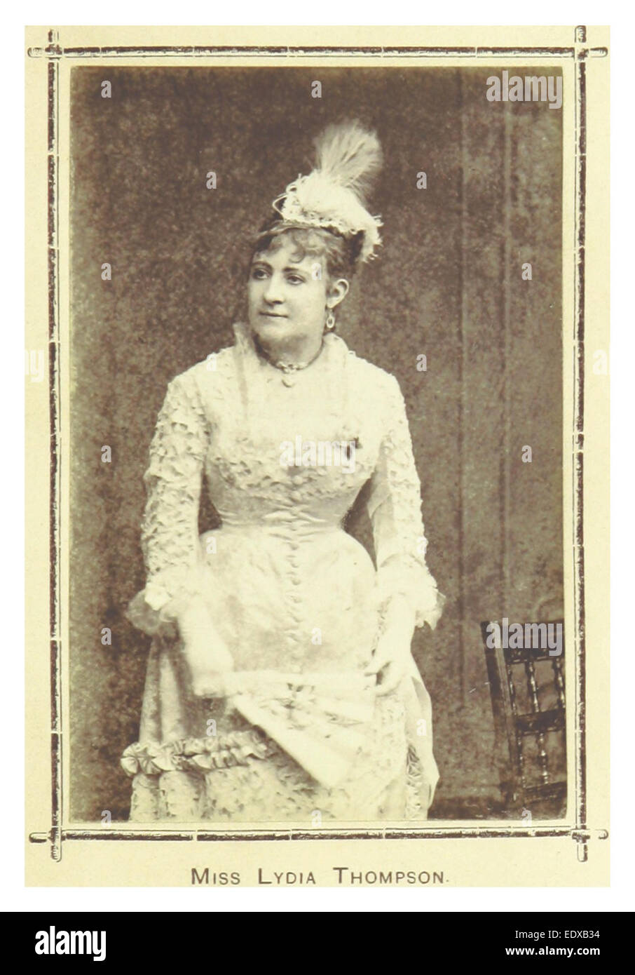 Photograph of actress Lydia Thompson as Pauline in 'The Lady of Lyons ...