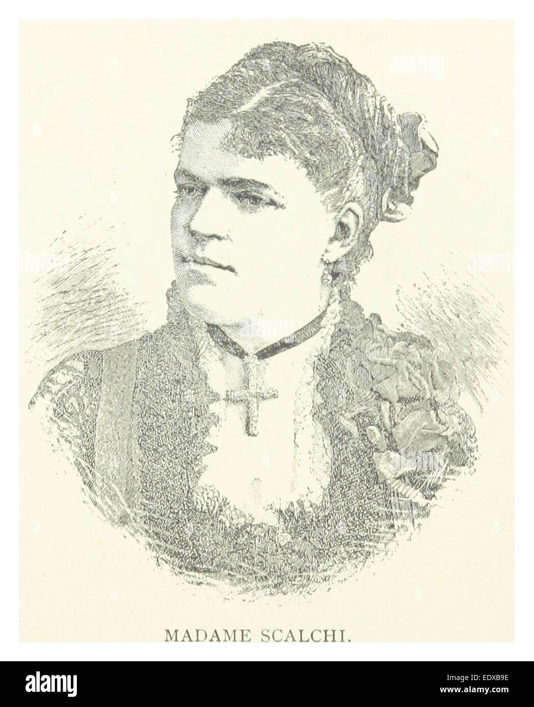 This 1882 illustration from the *London Illustrated* depicts Madame ...