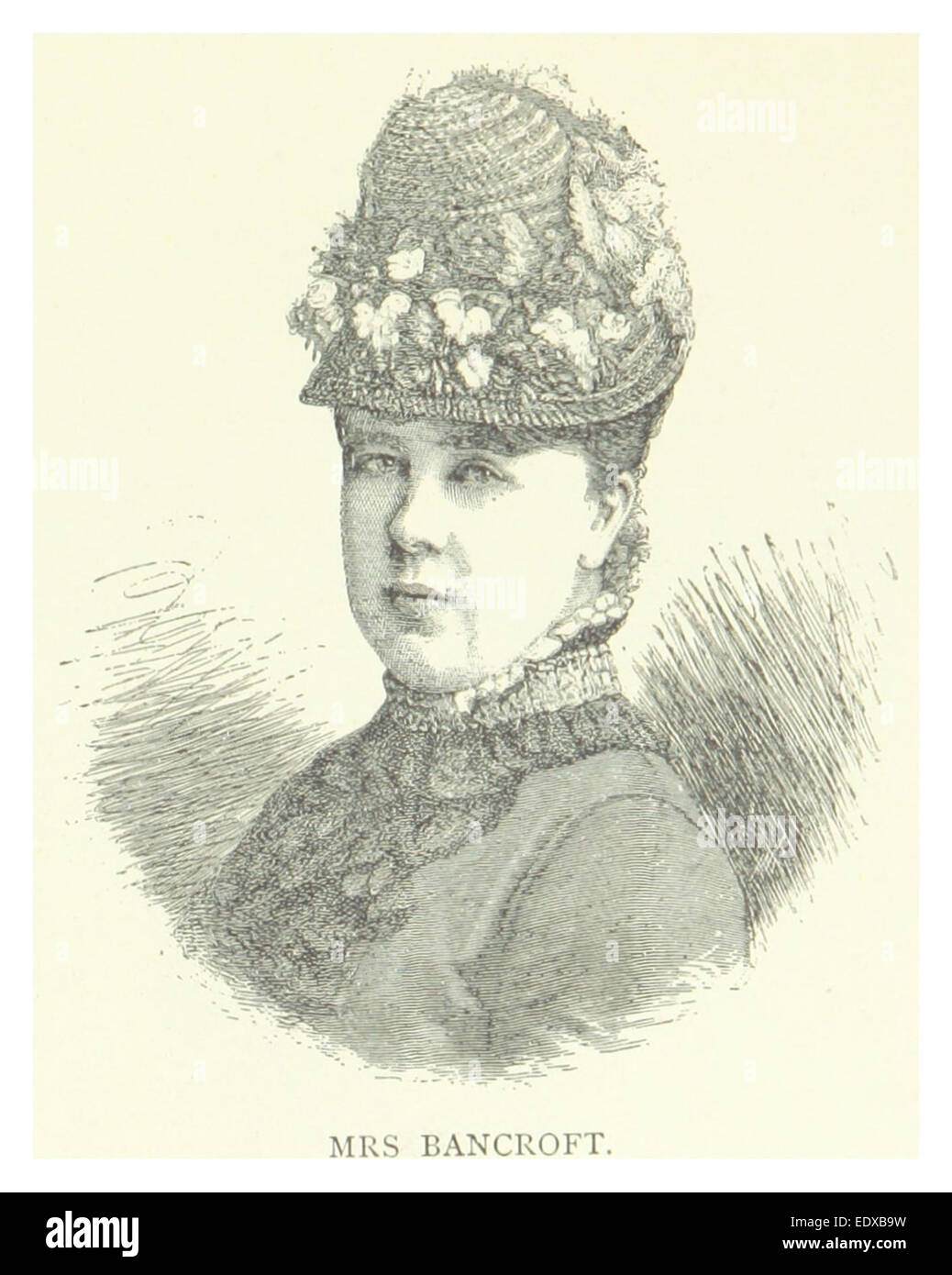 This 1882 illustration from London Illustrations features Mrs. Bancroft ...