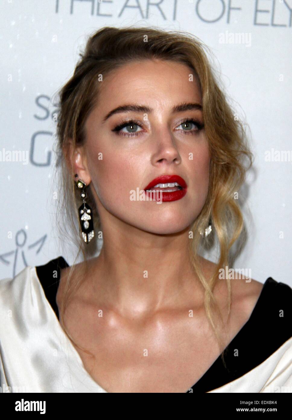 Santa Monica, CA. 10th Jan, 2015. Amber Hard at arrivals for The Art Of ...