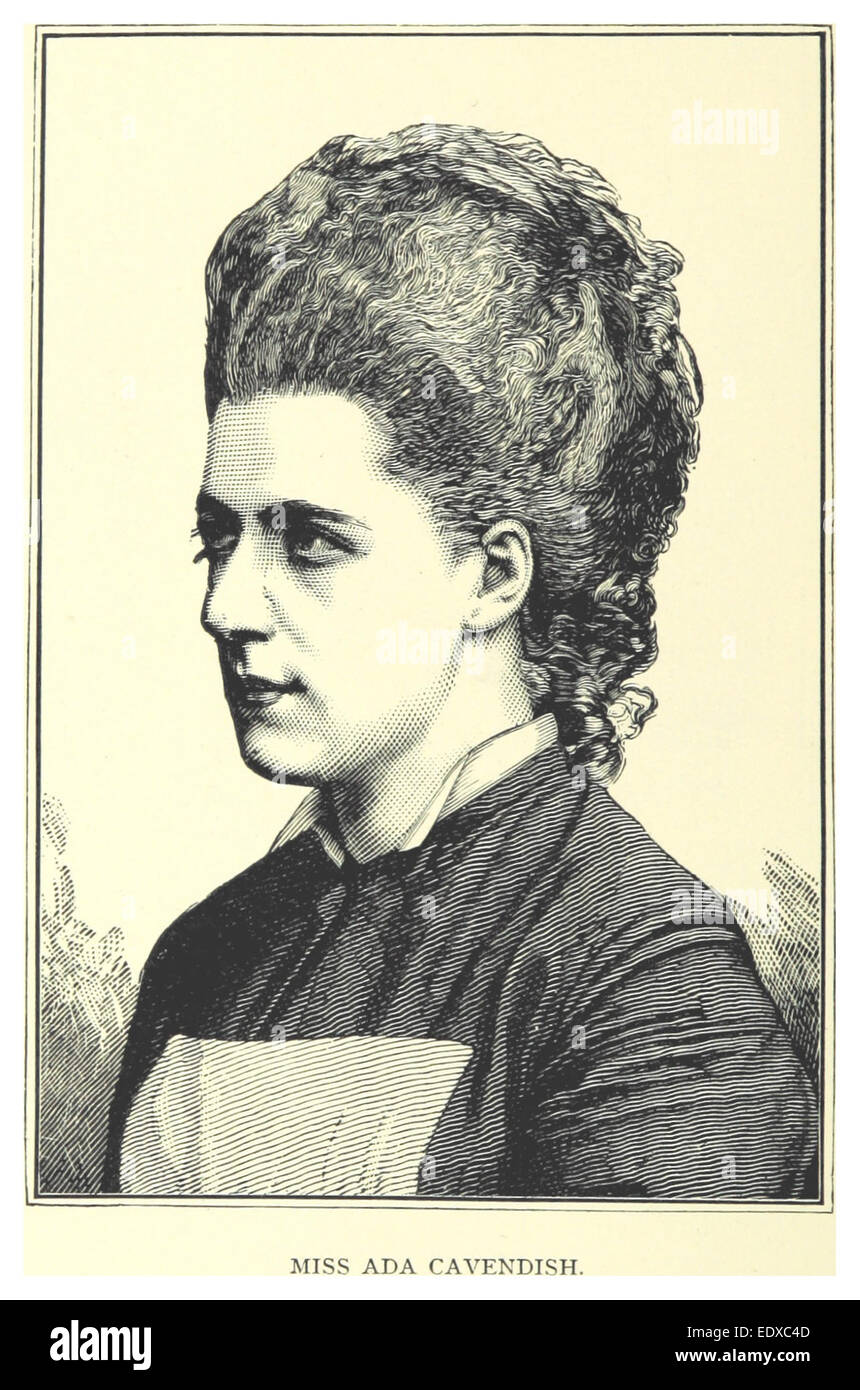 LONDON ILLUSTR(1883) p12.128 ADA CAVENDISH Stock Photo - Alamy
