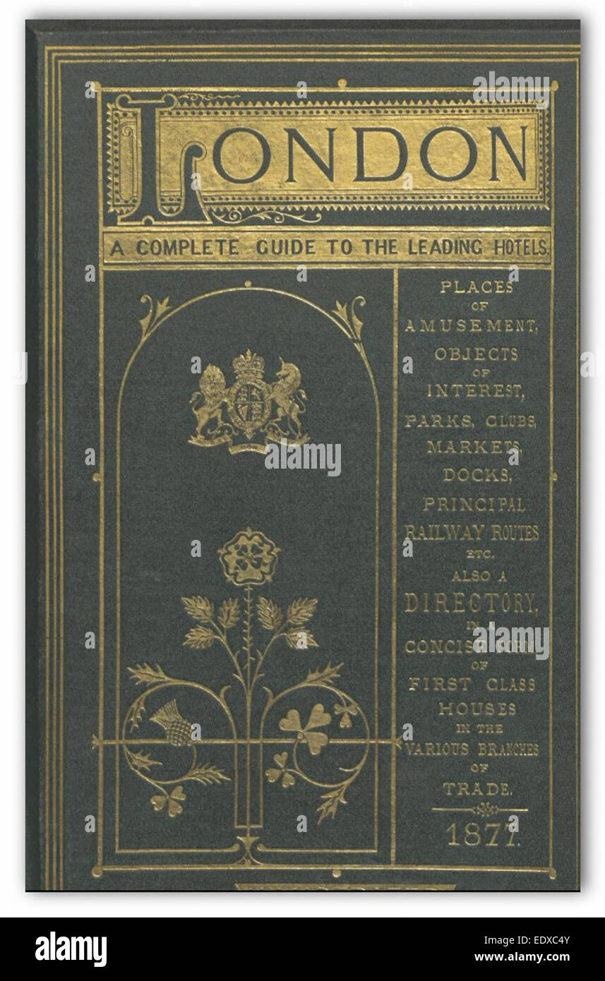 1877 london map hi-res stock photography and images - Alamy