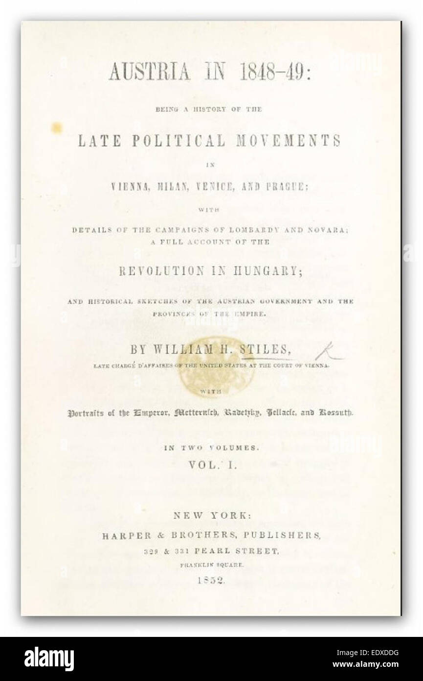 Austria map historic hi-res stock photography and images - Alamy