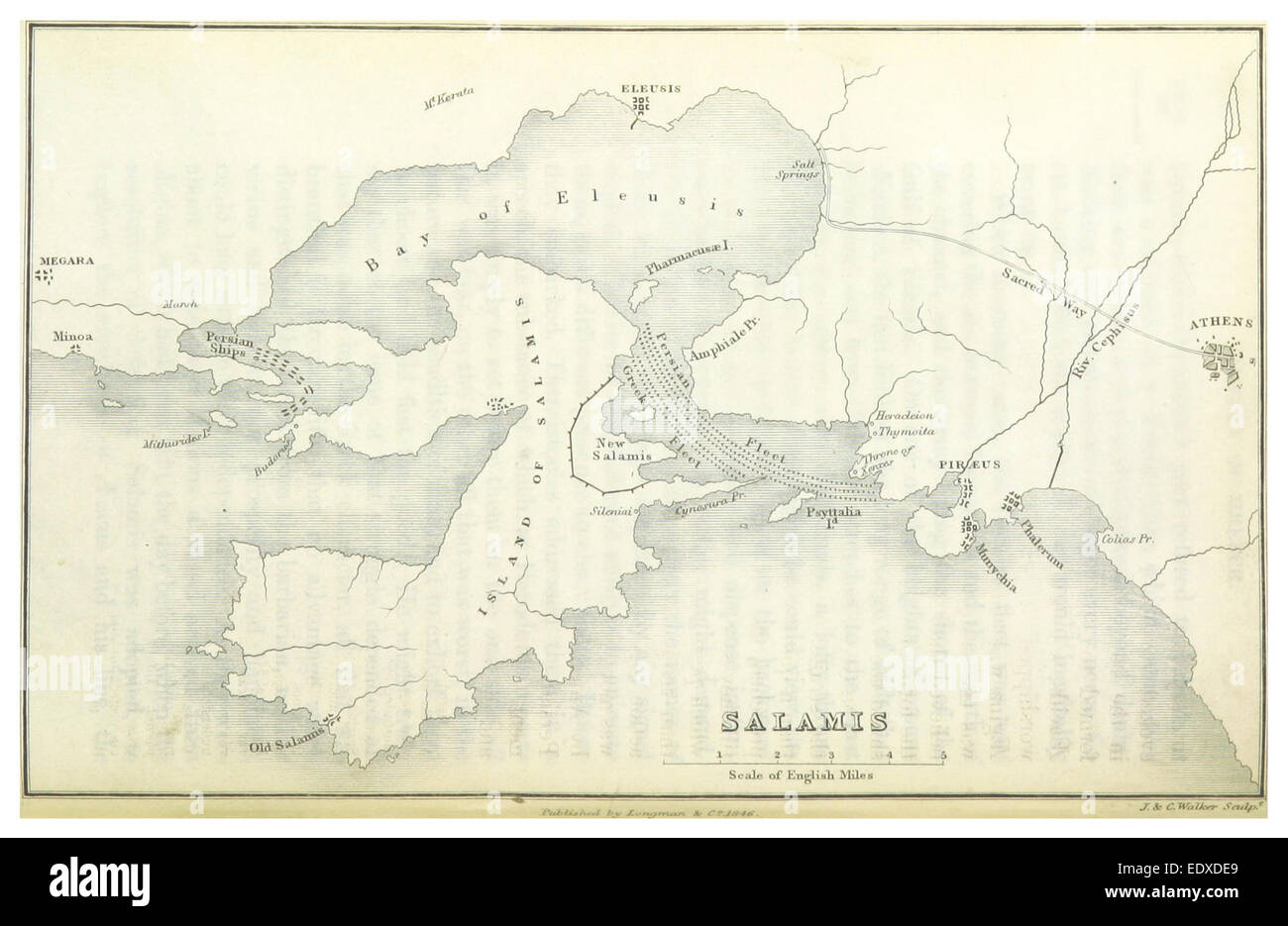 This 1846 illustration by Thirlwall depicts the ancient Greek site of ...