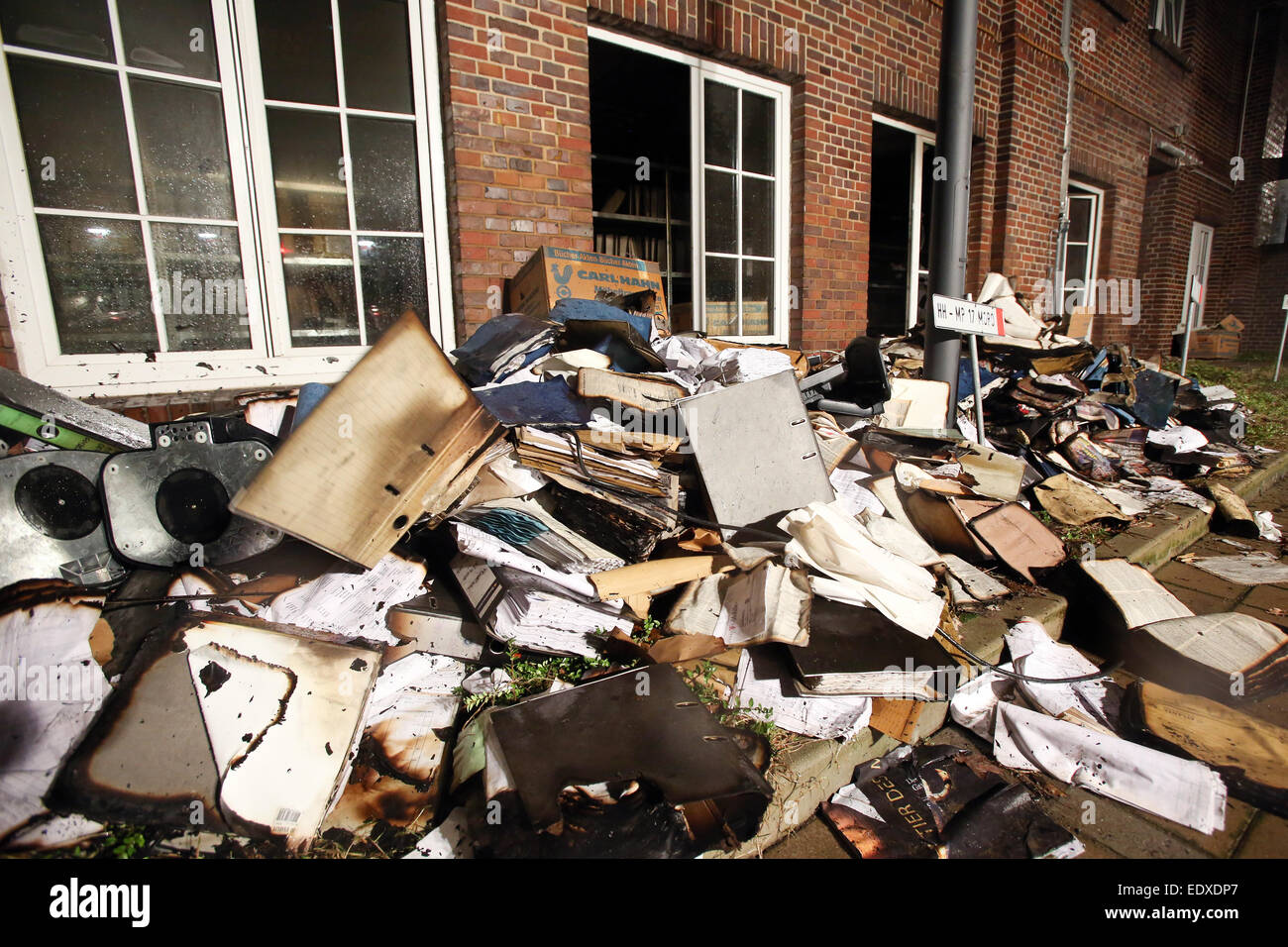 Burned newspaper hi-res stock photography and images - Alamy