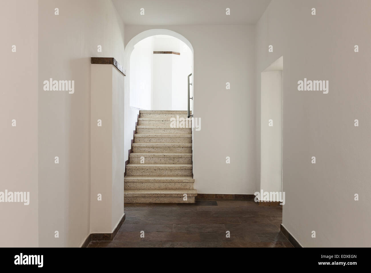 interior rustic house, passage view Stock Photo - Alamy