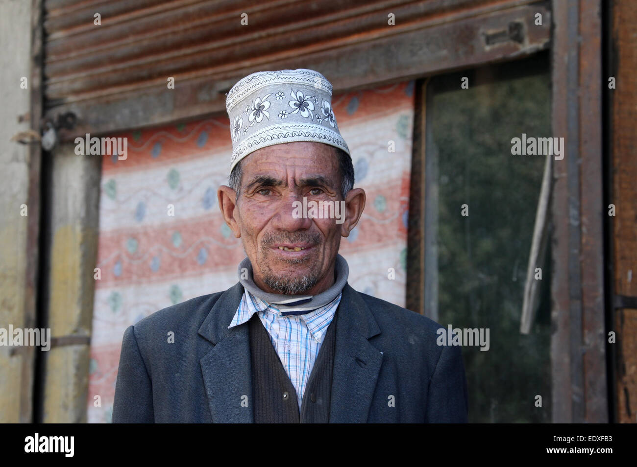Local Muslim man in the Kargil district of Ladakh in northern India ...