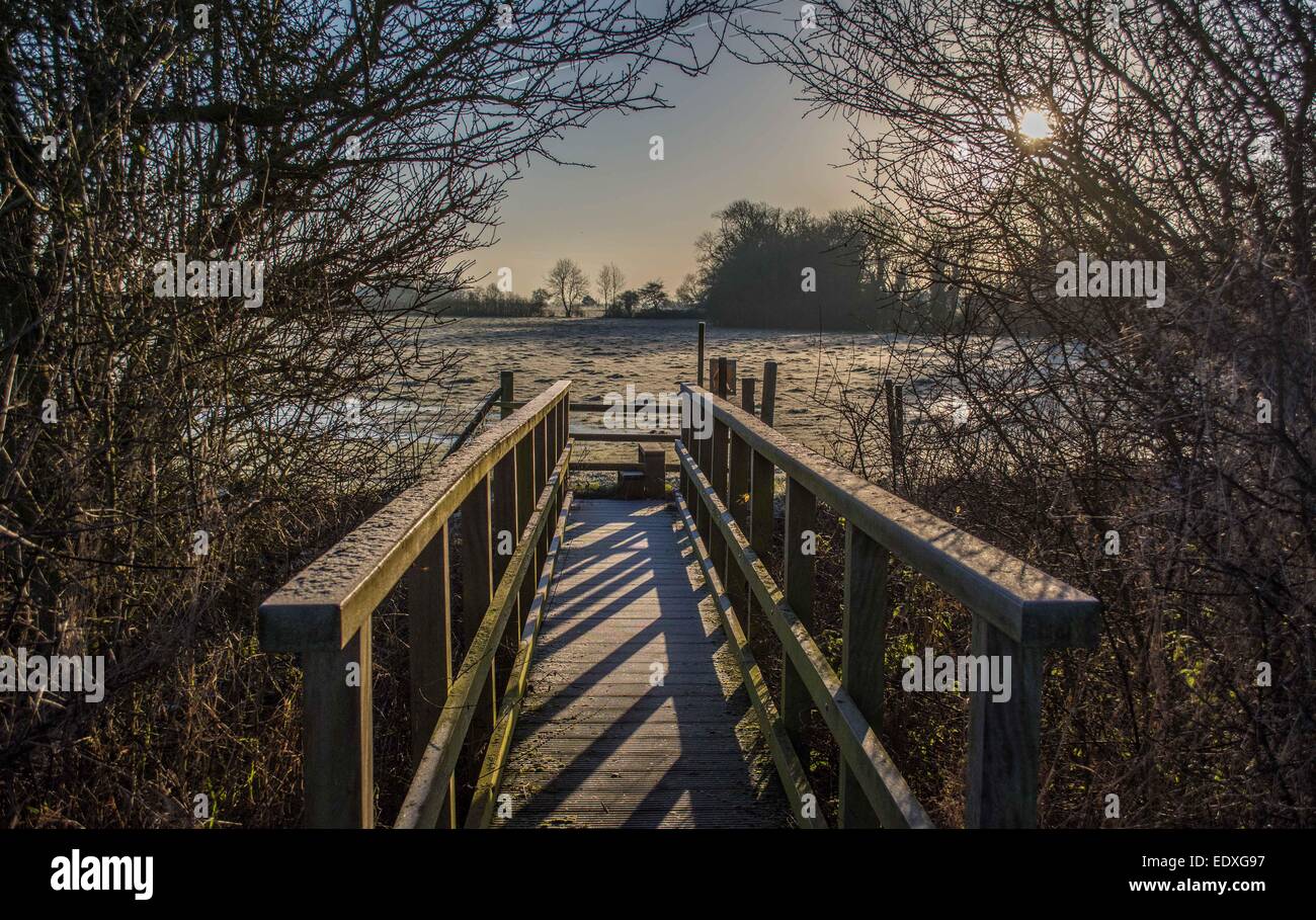 Frosty path hi-res stock photography and images - Alamy