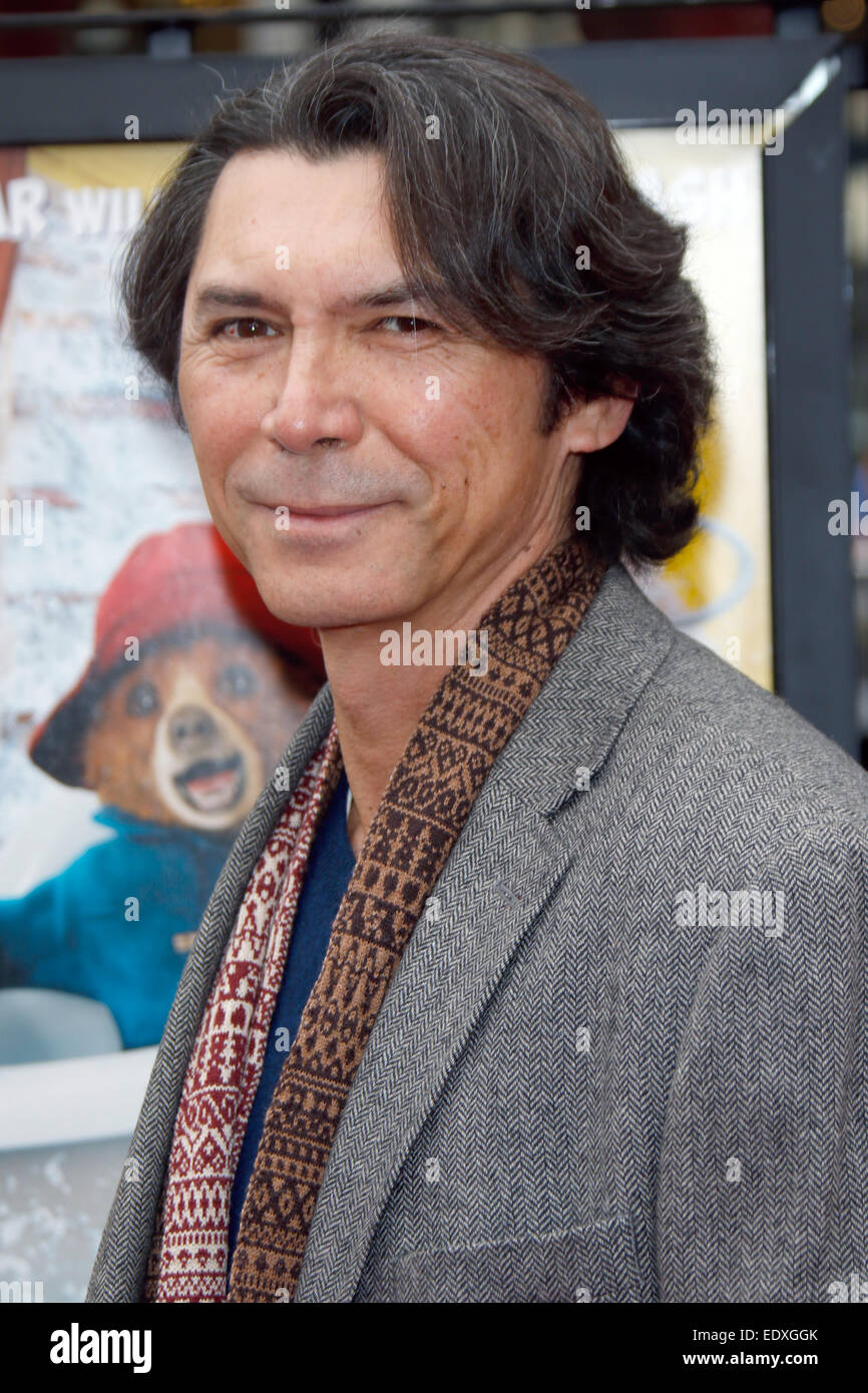 Actor Lou Diamond Philips poses at the premiere of Paddington in Los ...