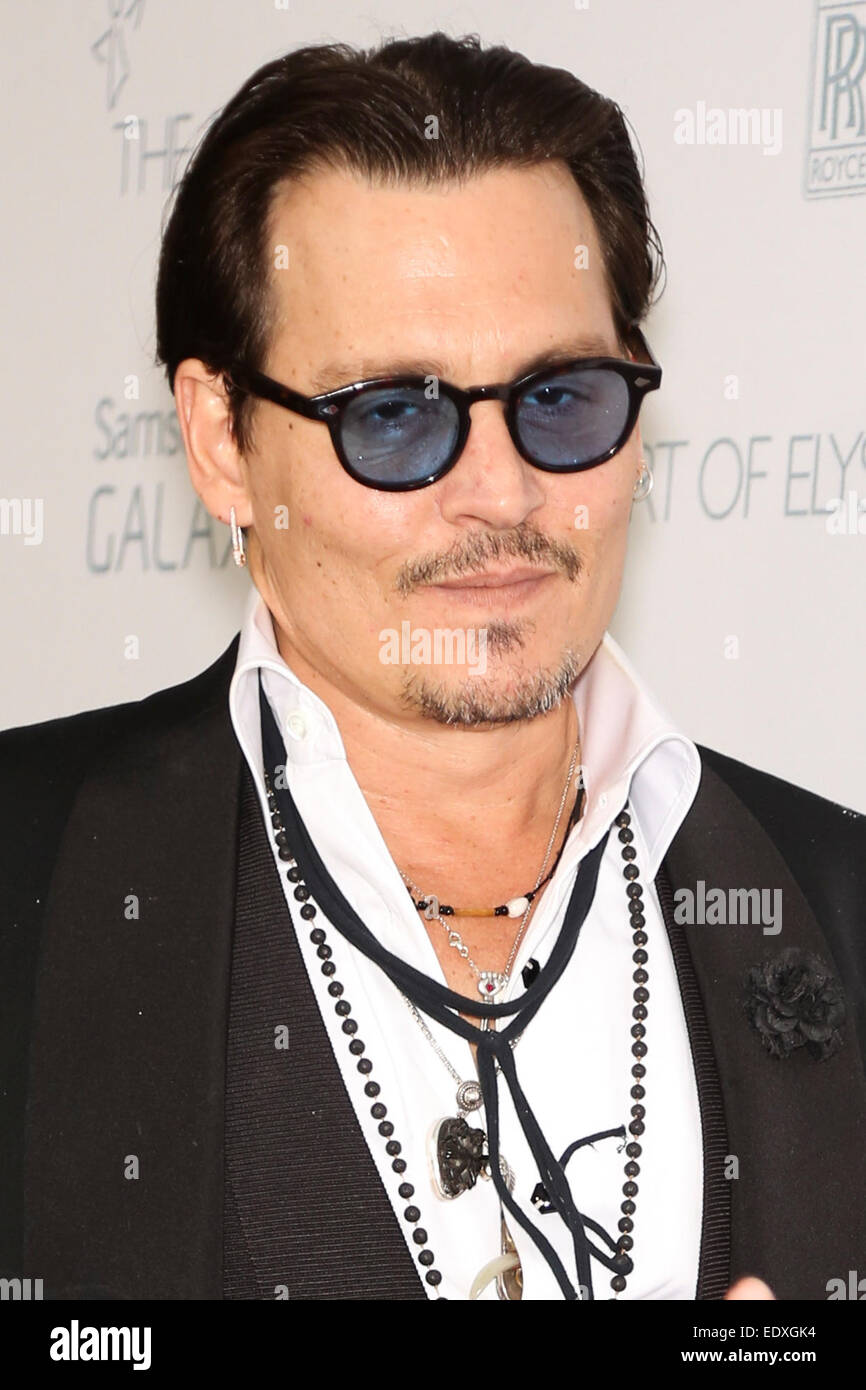 Johnny Depp The Art of Elysiums Eight Haeven Gala Santa Monica 10/01 ...
