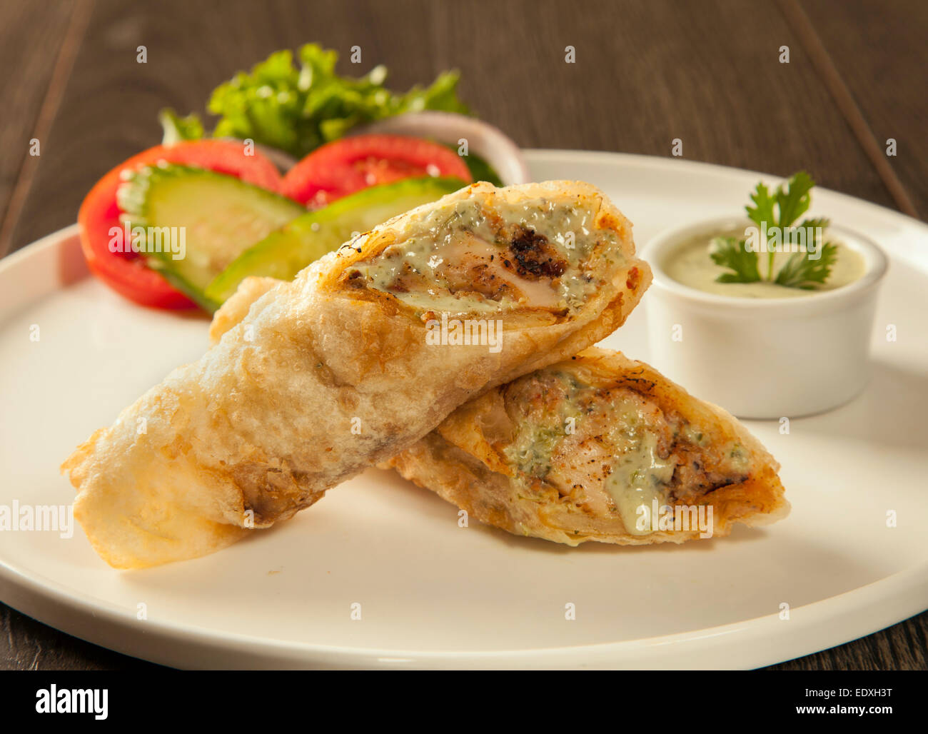 Paratha Roll High Resolution Stock Photography and Images - Alamy
