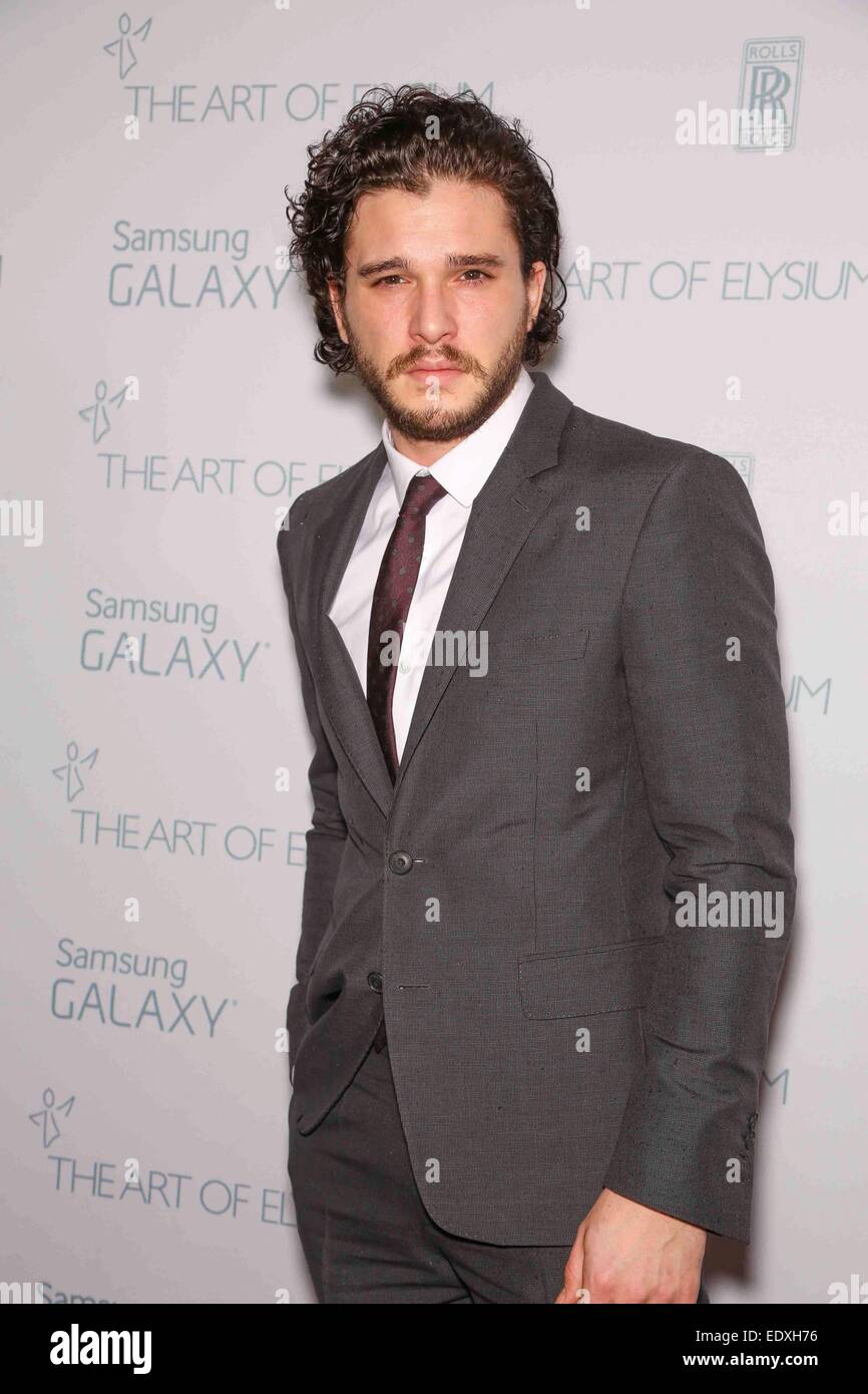 Kit Harington The Art of Elysiums Eight Haeven Gala Santa Monica 10/01 ...