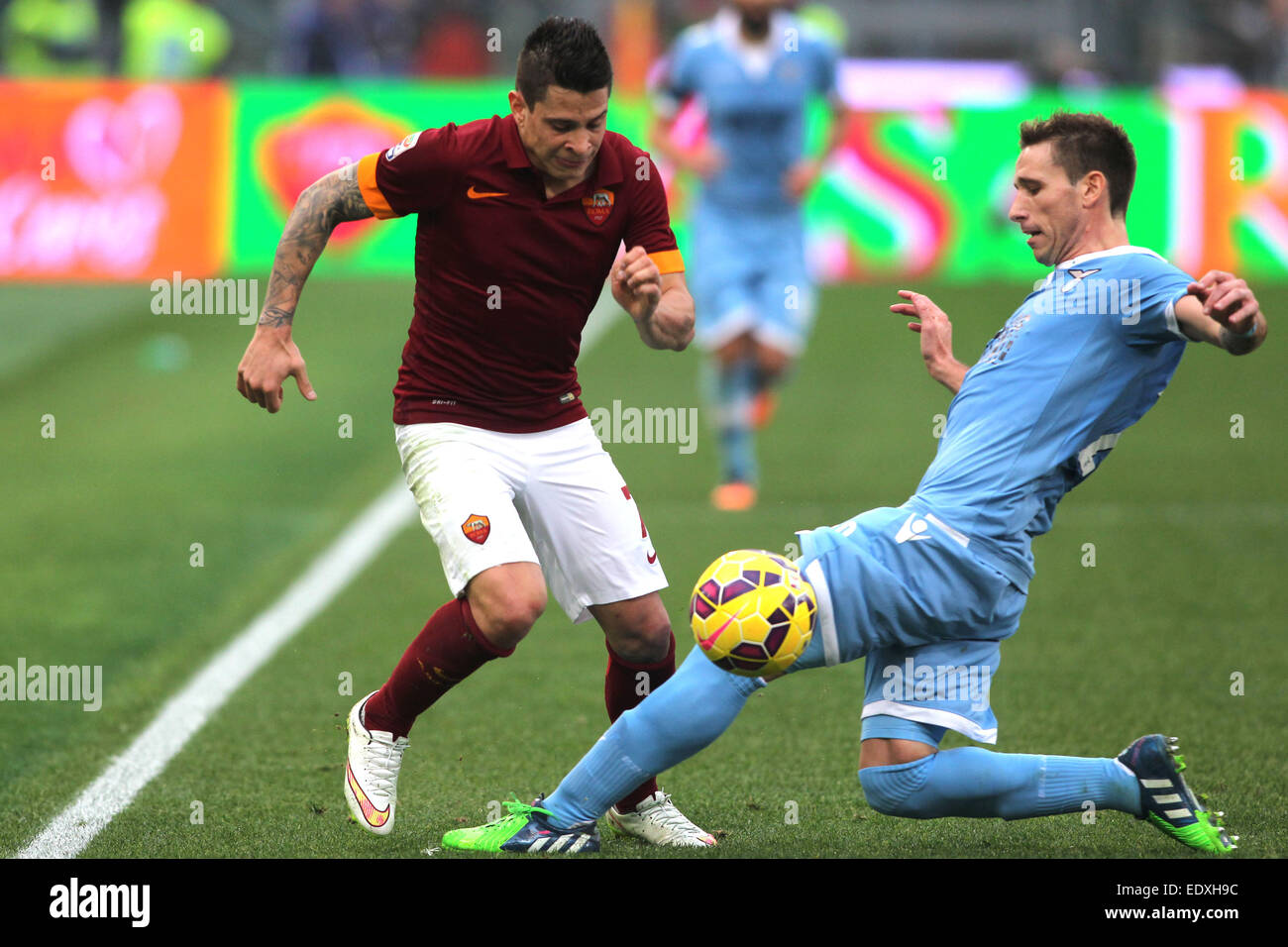 Rome, Italy. 11th January, 2015. Olympic Stadium Serie A - Italian ...