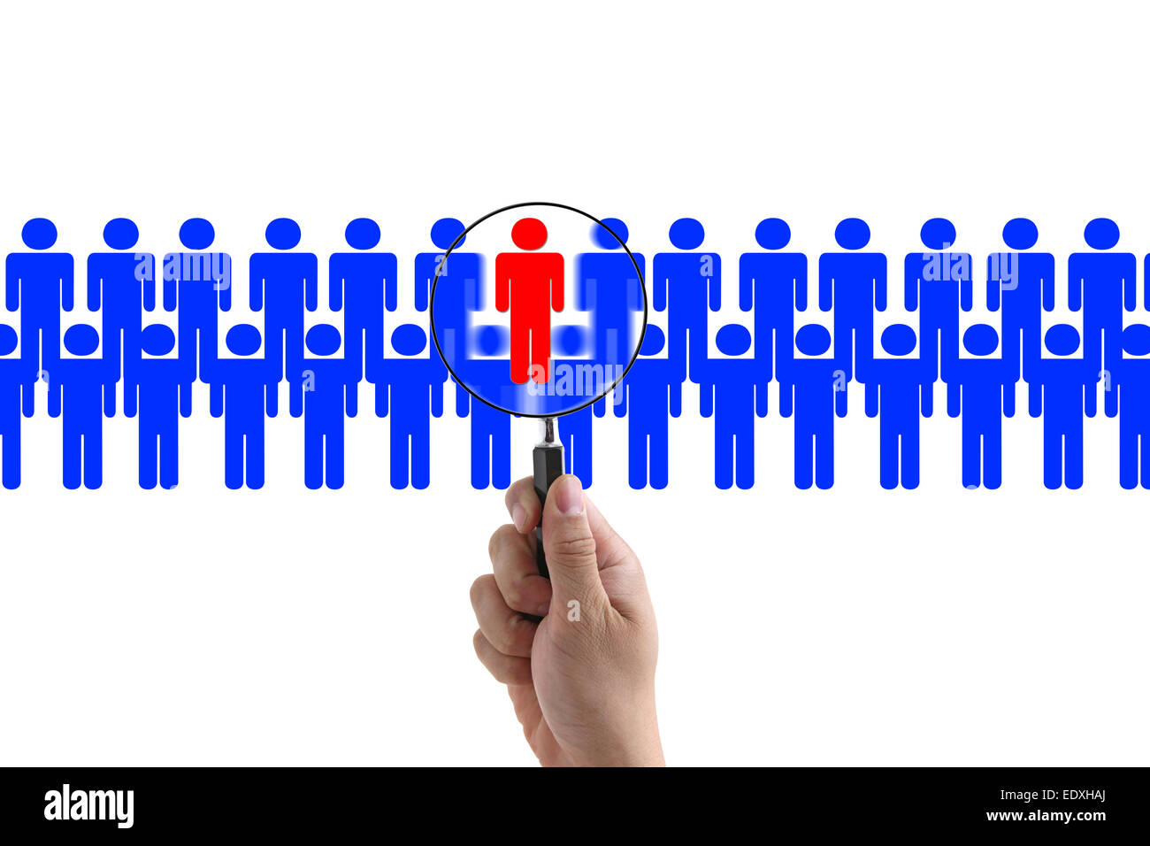 Choosing the Right Person employee for business recruitment Stock Photo ...