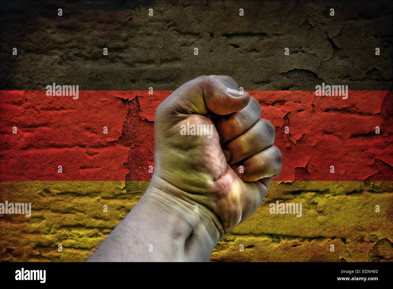 Fist revolution symbol grunge hi-res stock photography and images - Alamy