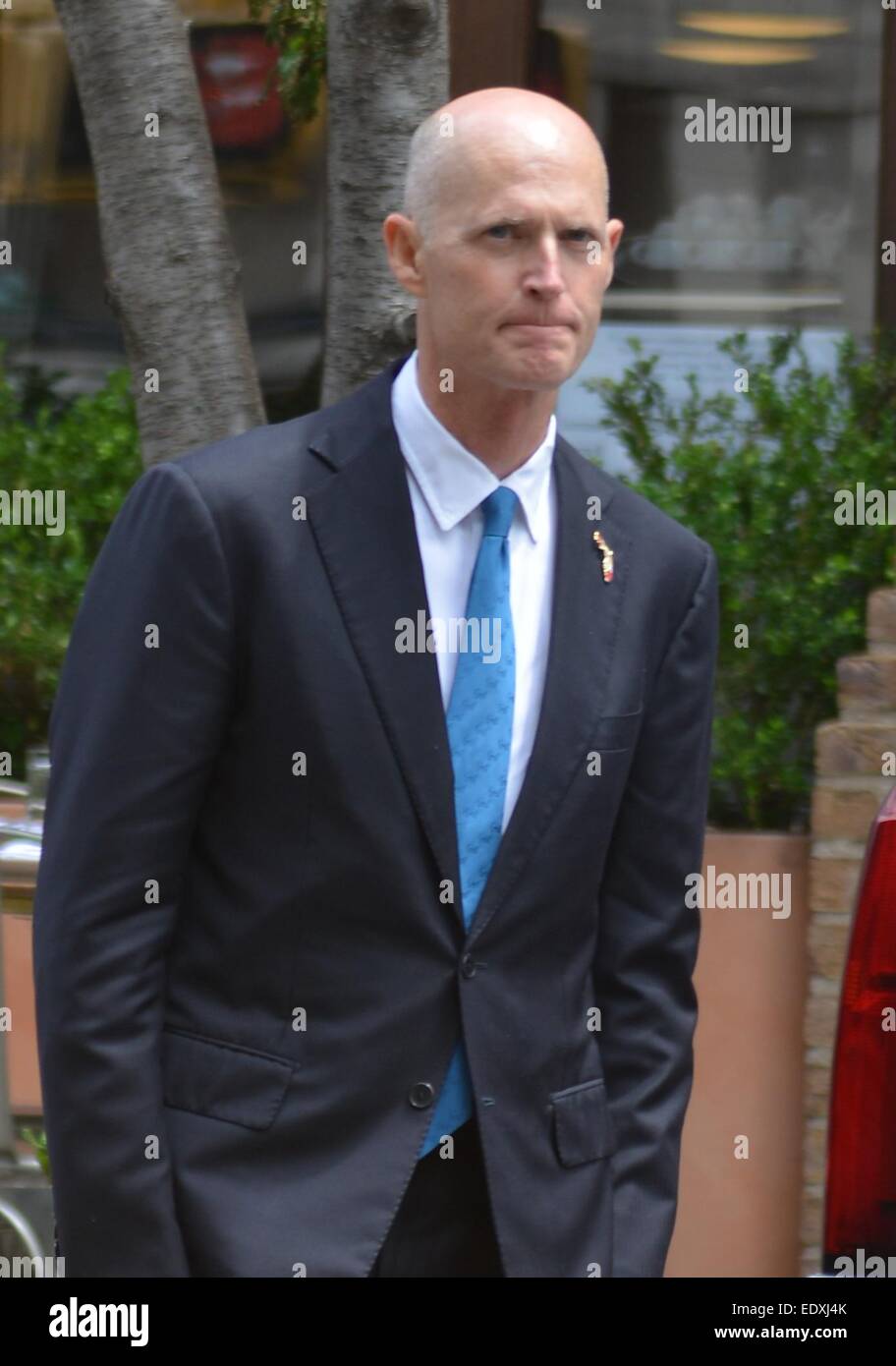 Governor Jerry Brown out and about in Manhattan Featuring: Jerry Brown ...