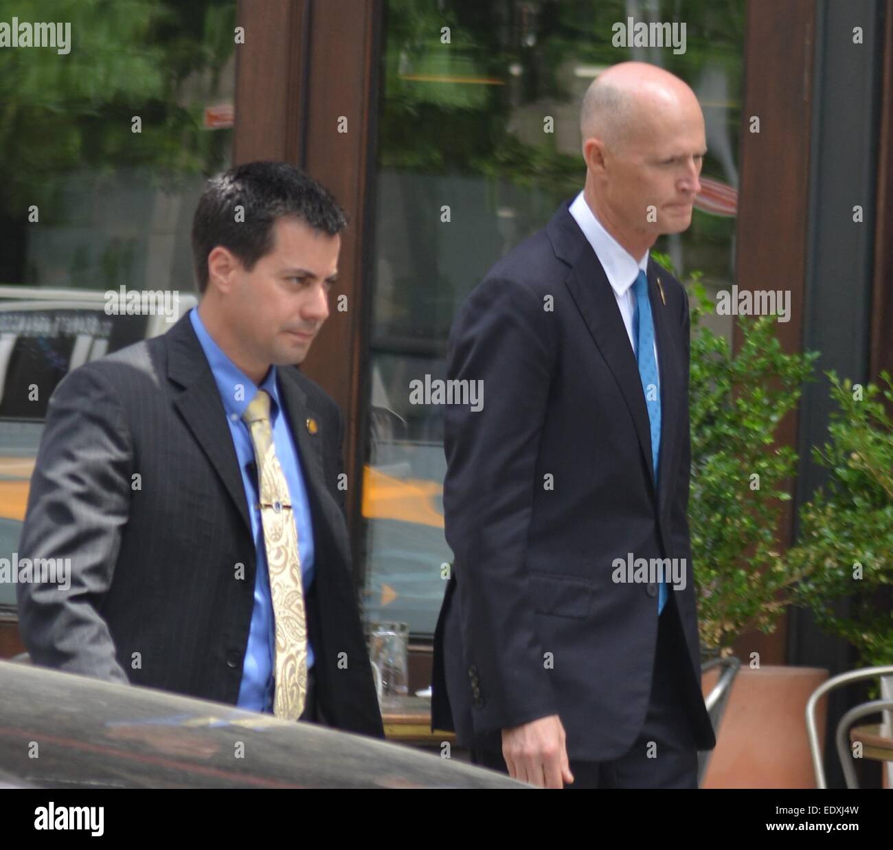 Governor Jerry Brown out and about in Manhattan Featuring: Jerry Brown ...