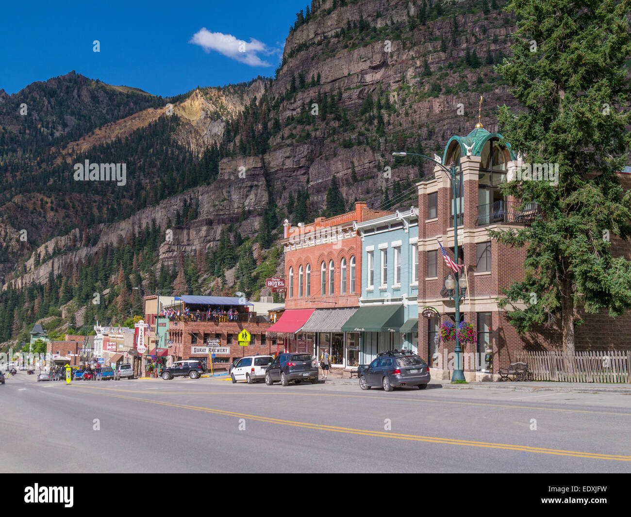 Ouray Colorado in the San Juan Mountains in Colorado Stock Photo - Alamy