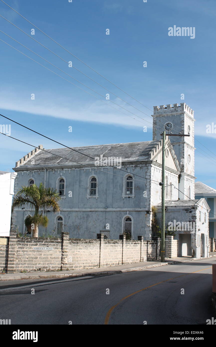 Church, Sandy's Parish, Bermuda Stock Photo - Alamy