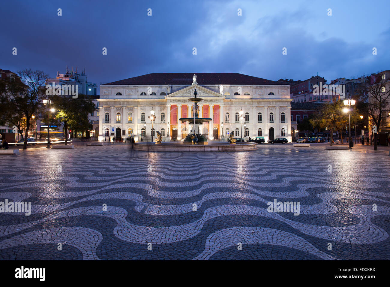 National theater dona maria ii hi-res stock photography and images - Alamy