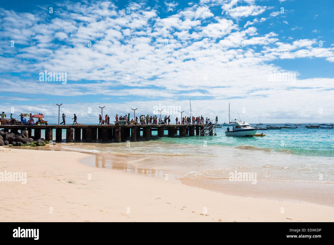 Santa Maria beach in Sal Cape Verde - Cabo Verde Stock Photo - Alamy