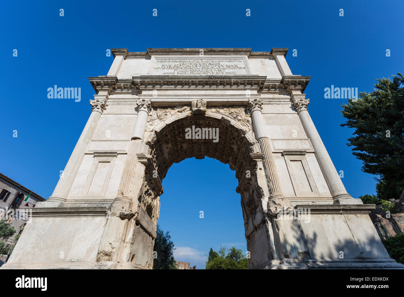 Arch of Titus (Arco di Tito), Via Sacra, Rome, Italy Stock Photo - Alamy
