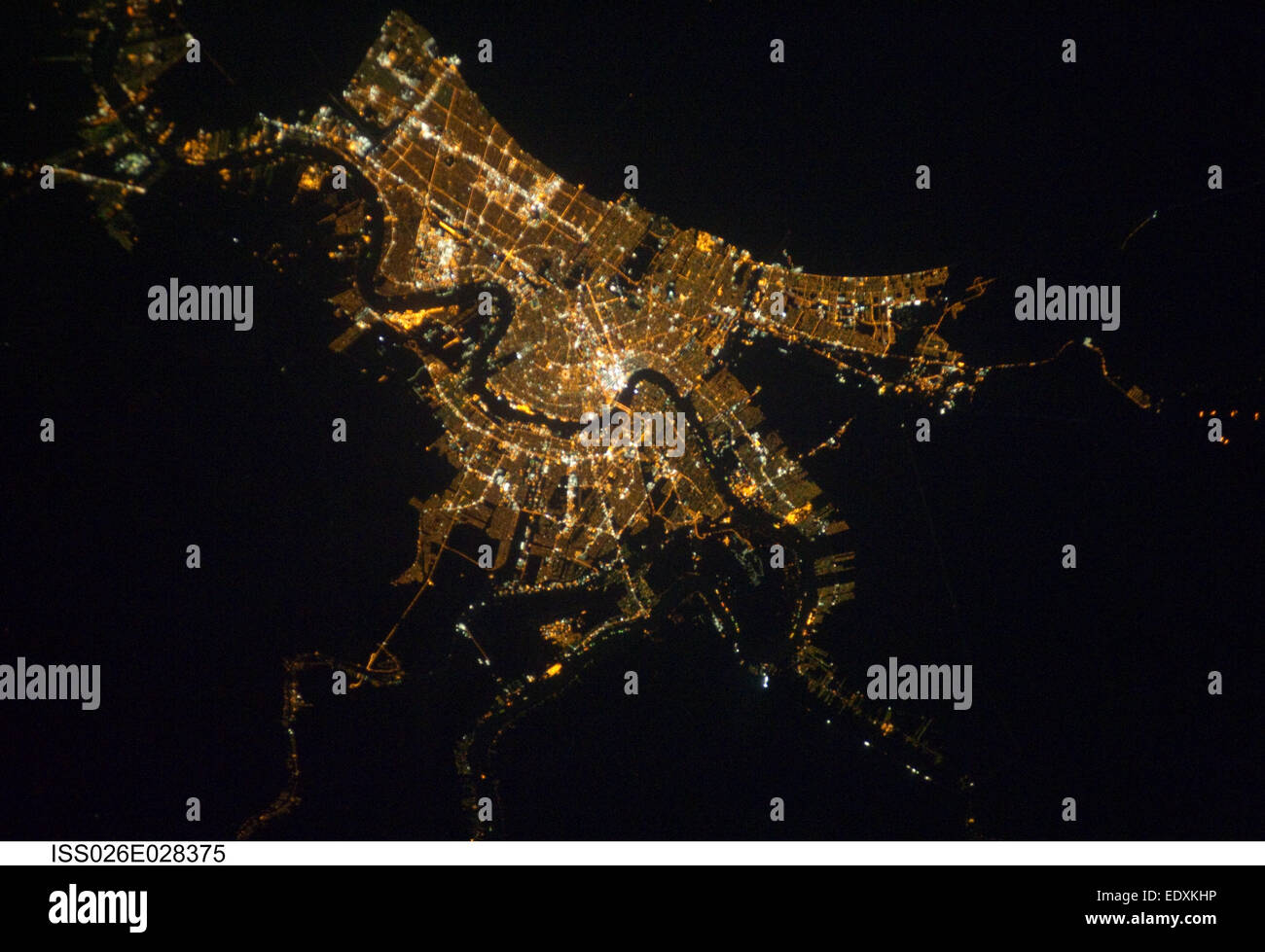 Earth from space night lights hi-res stock photography and images - Alamy