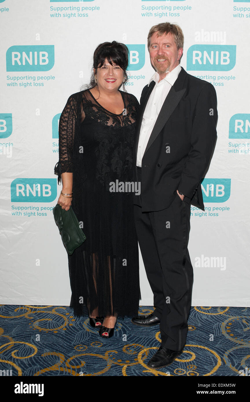 RNIB Gala Dinner held at the London Hilton - Arrivals. Featuring: E. L ...