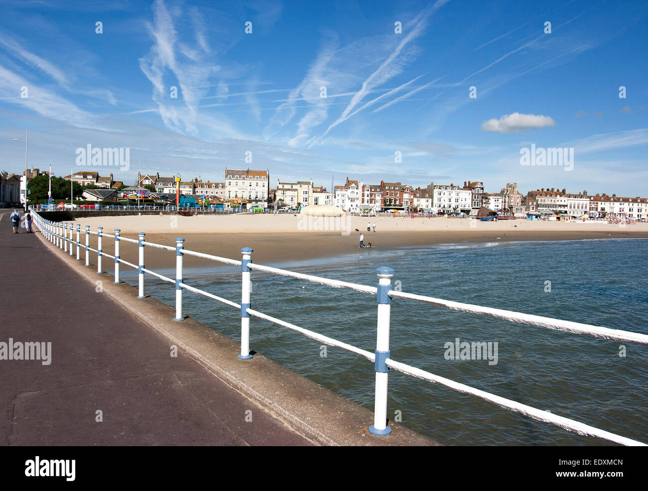Seafront promenade at Weymouth, Dorset Stock Photo - Alamy
