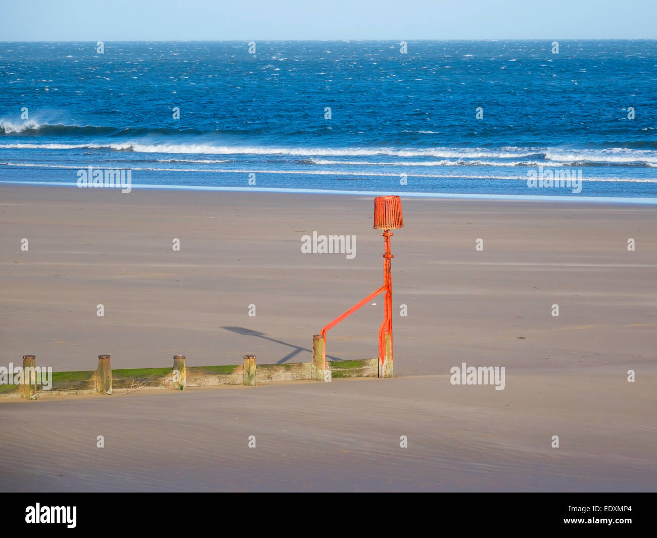 Groin marker hi-res stock photography and images - Alamy