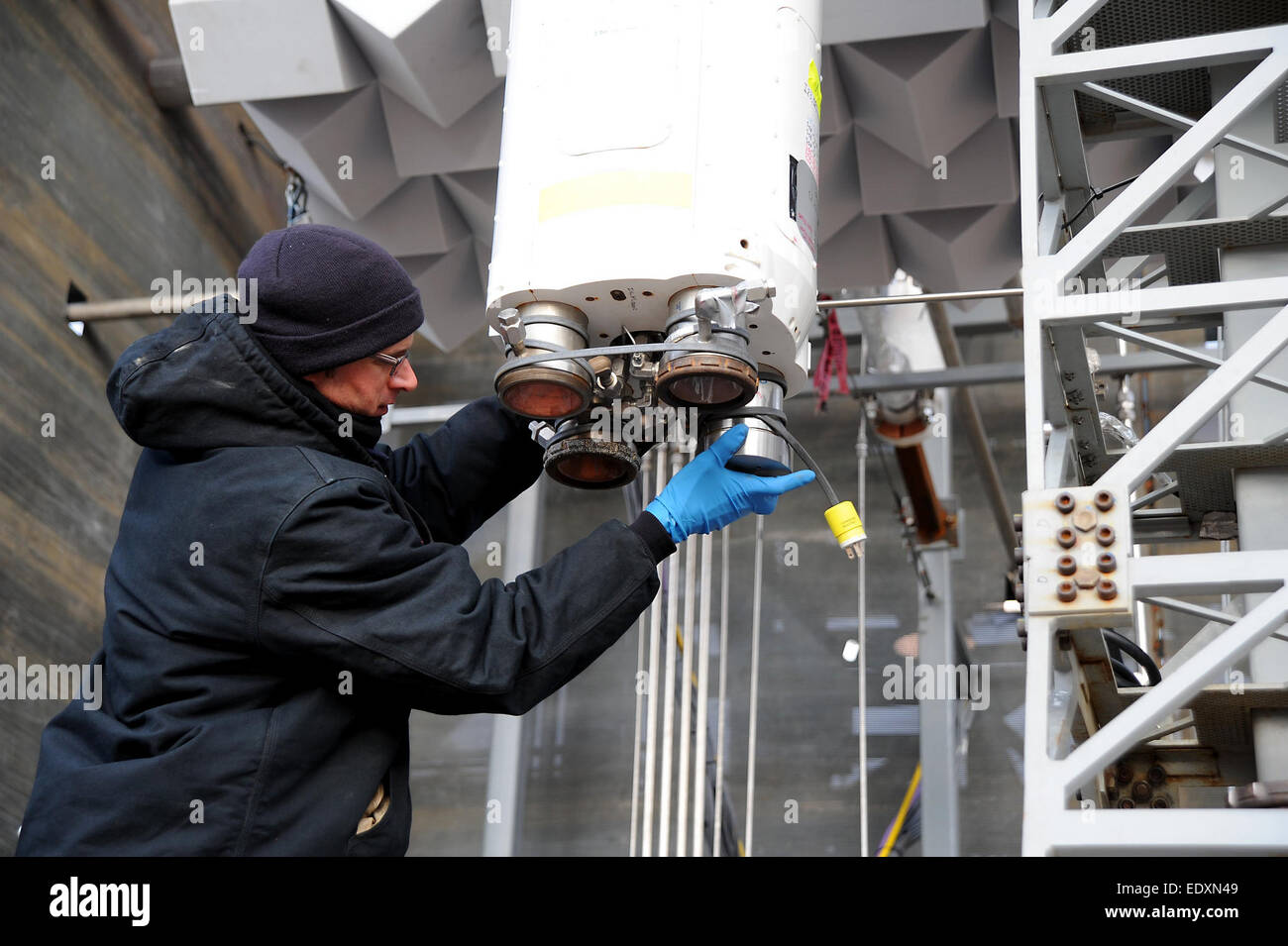 NASA's Space Launch System (SLS) underwent engine checkout testing at ...